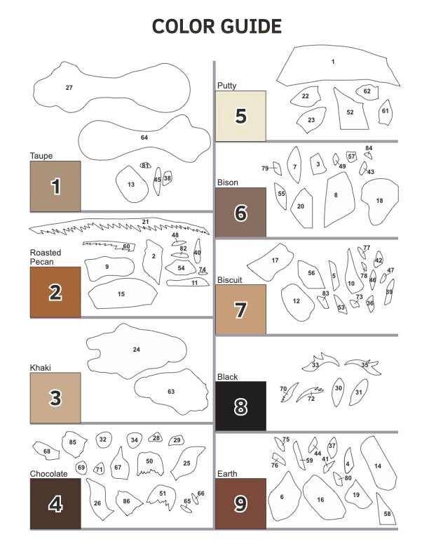 Shortie Color Guide – Barbara Persing